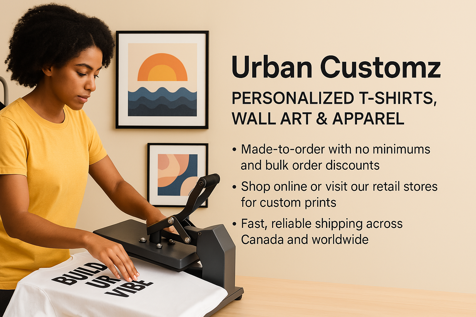Urban Customz | Custom T-Shirts, Wall Art & Apparel Print Shop